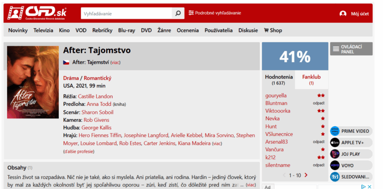 After filmy – poradie, herci a recenzia - Vmagazin.sk