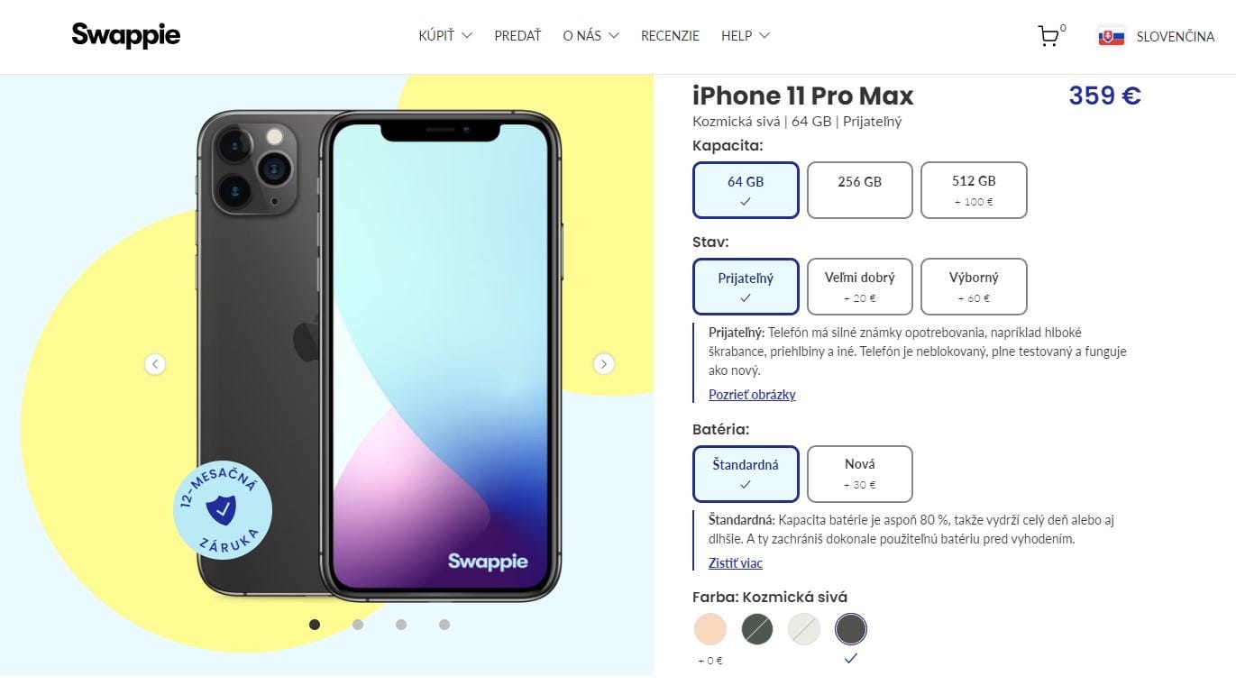 Swappie - recenzie, iphone a zľavový kód - Vmagazin.sk